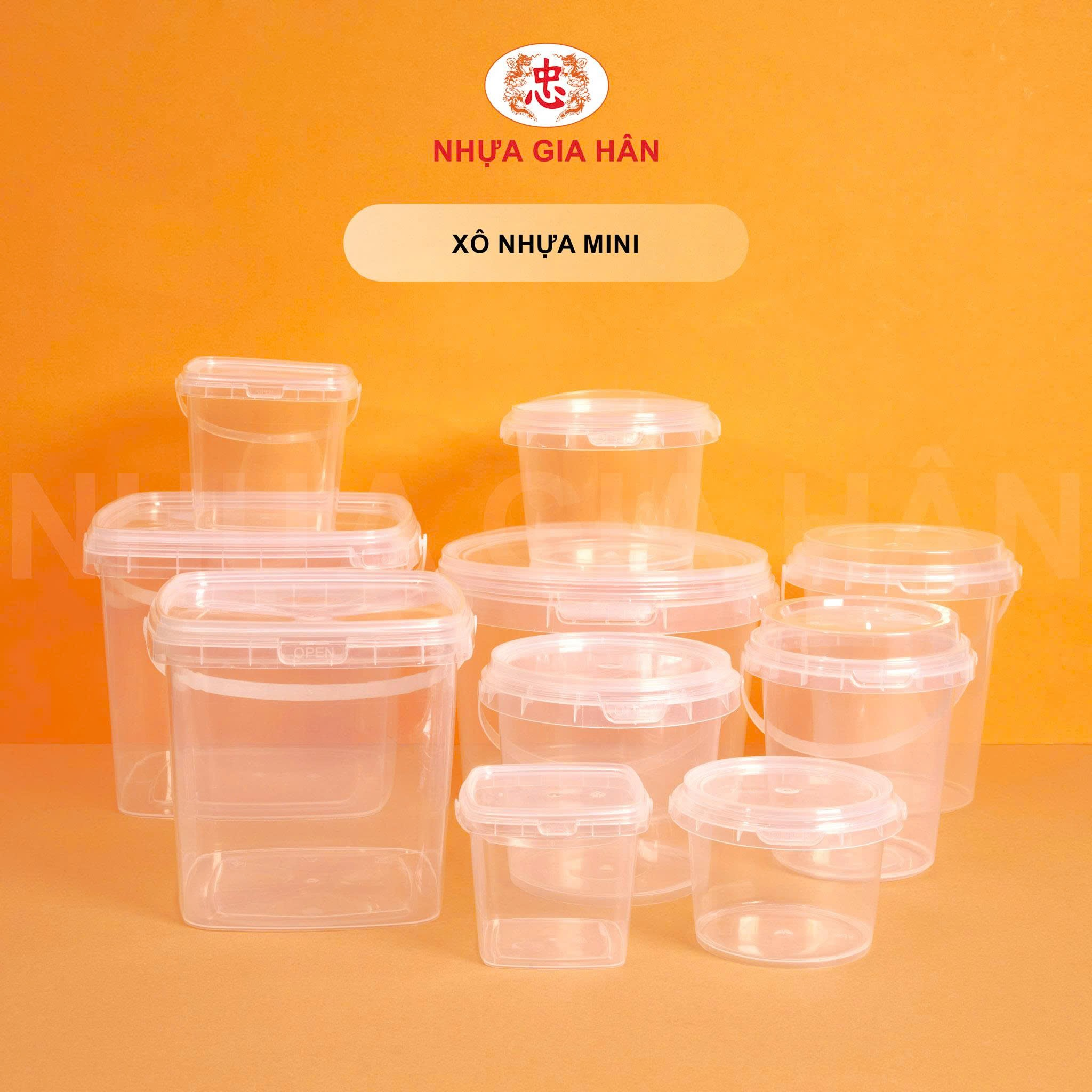 XÔ NHỰA MINI – ĐA DỤNG, TIỆN LỢI, NÂNG TẦM SẢN PHẨM - Nhựa Gia Hân